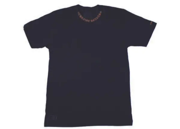 Chrome Hearts Neck Logo T-shirt - Black/brown