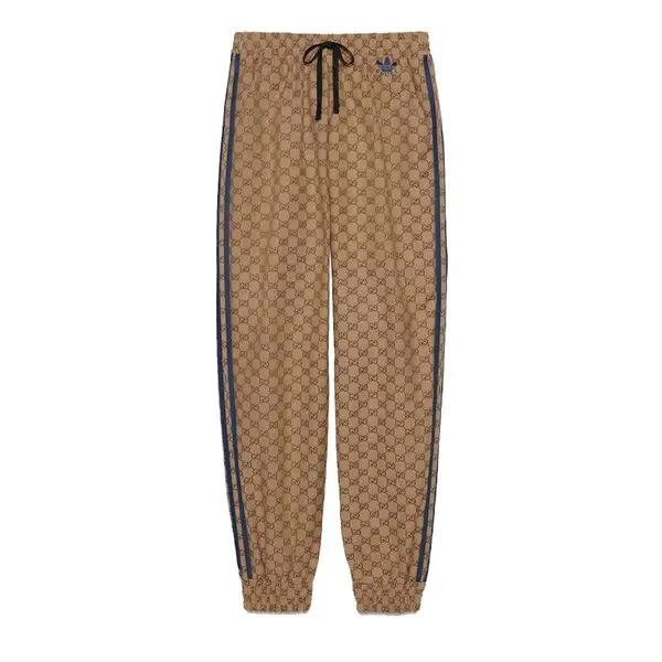 Gucci X Adidas Gg Canvas Pant - Beige/ebony