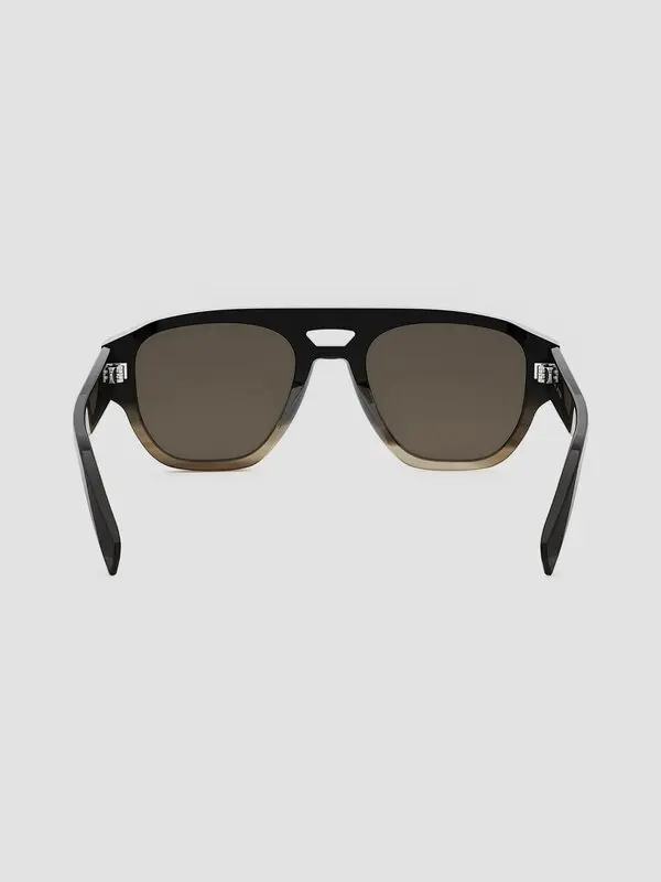 BVLGARI B. Zero1 53mm Pilot Sunglasses - Brown