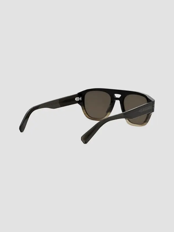 BVLGARI B. Zero1 53mm Pilot Sunglasses - Brown