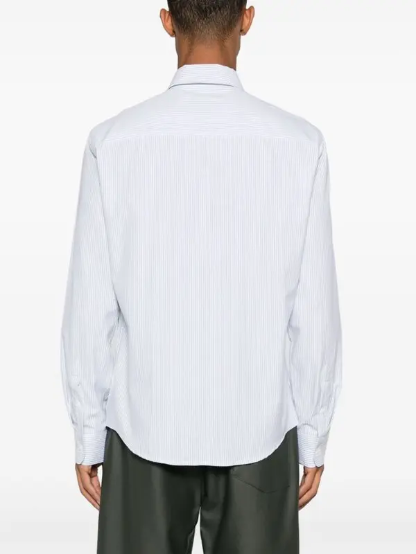 AMI Paris De Coeur Striped Shirt