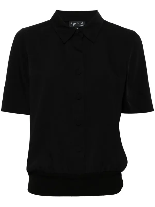 AGNÈS B. Crêpe Shirt