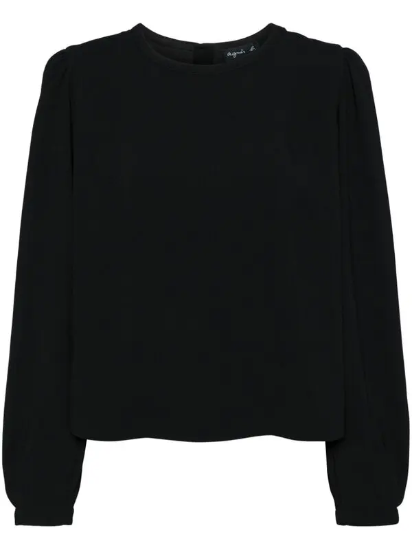 AGNÈS B. Round Neck Top