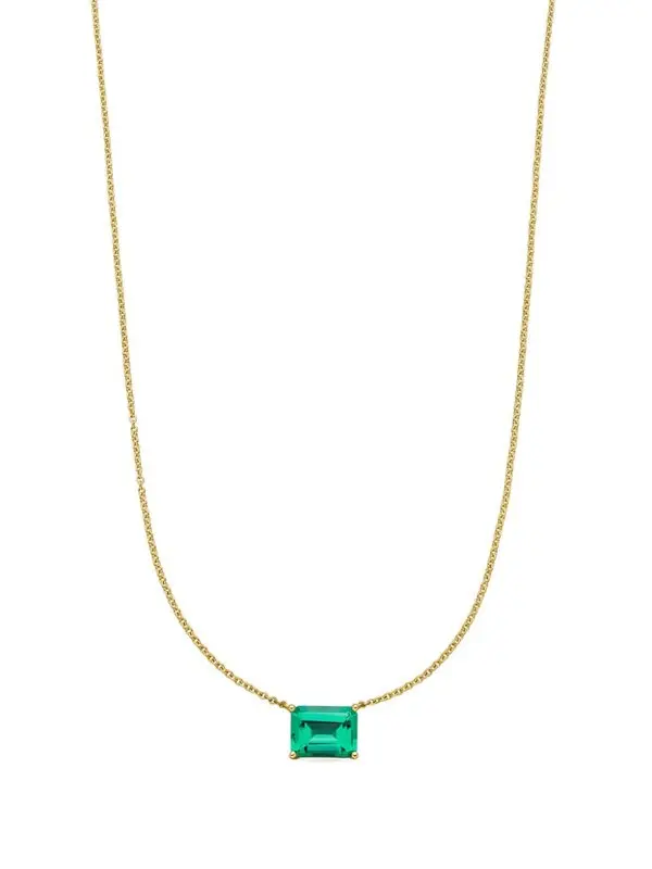 VEYNOU 14kt Recycled Yellow Eden Emerald Necklace - Gold