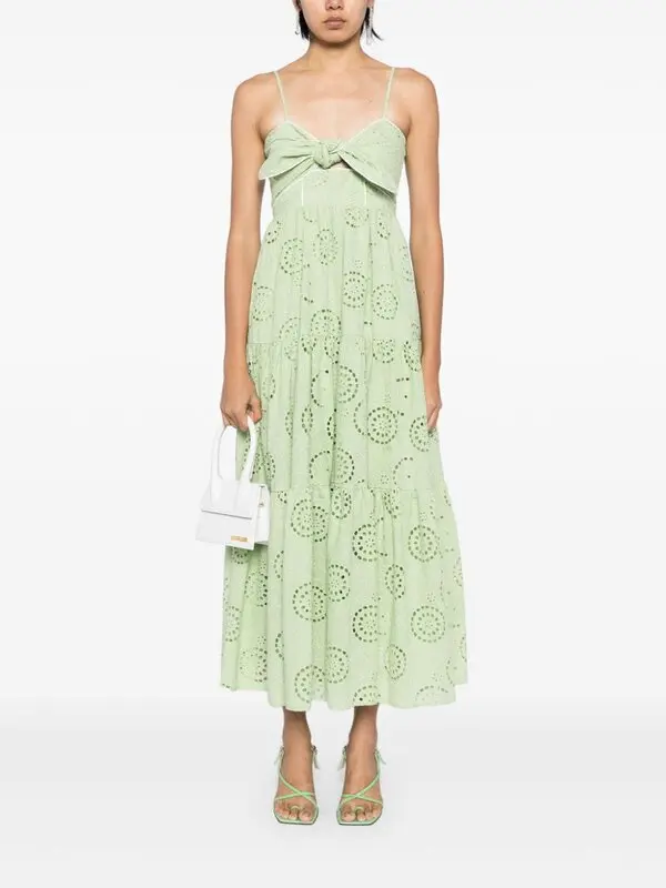 Kitri Immy Maxi Dress In Green - 36% Off | Editorialist