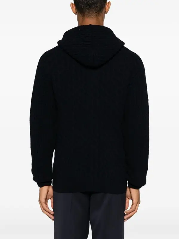 Tagliatore Aspen Knitted Zip-up Jacket