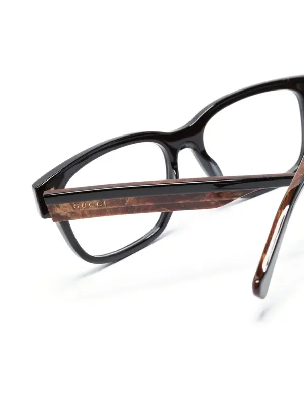 Gucci Polished Square-frame Glasses