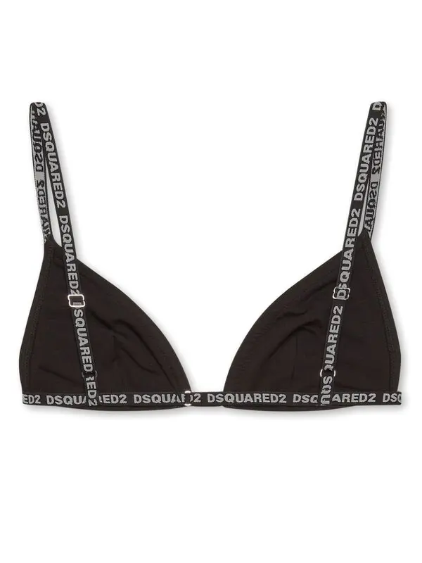 Dsquared2 Logo-trim Triangle-cup Bra