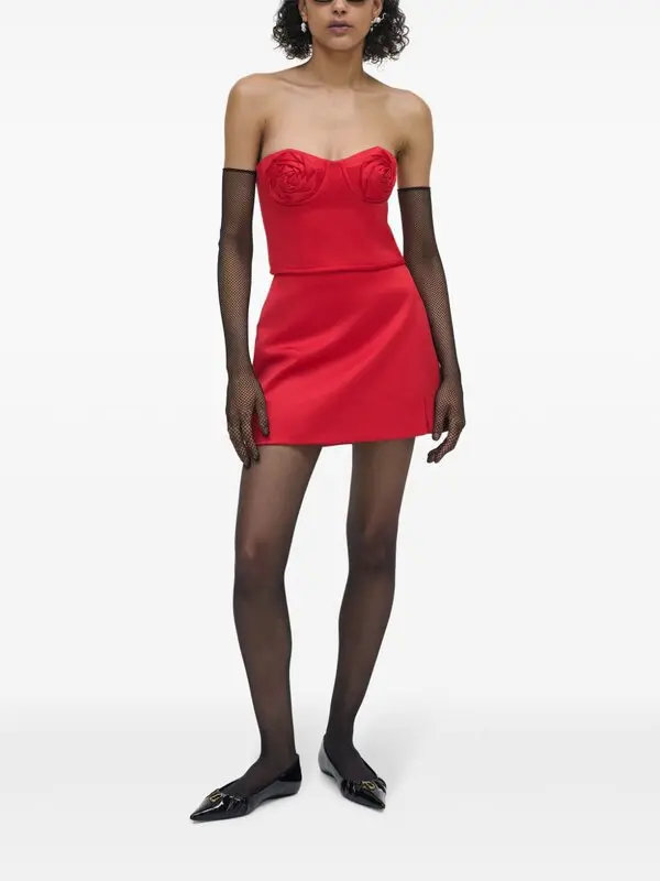 Marc Jacobs Duchess Mini Skirt - Red