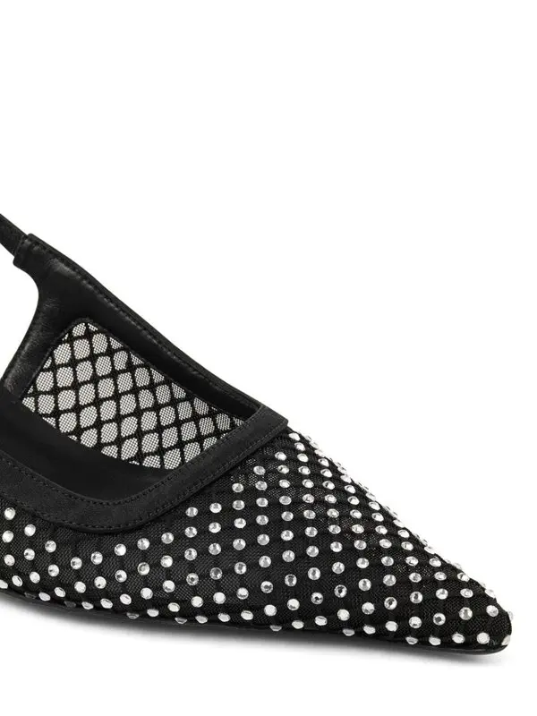 JIMMY CHOO 50mm Amel Crystal-embellished Pumps - Black