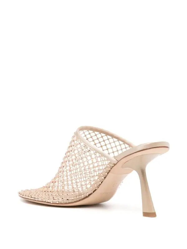 Studio Amelia 80mm Dolly Mules - Neutrals