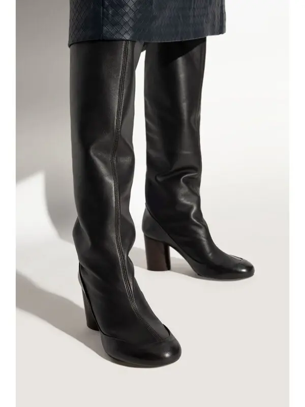 LEMAIRE 80mm Glove Boots - Black