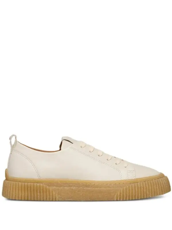 AMI Paris Lace-up Leather Sneakers
