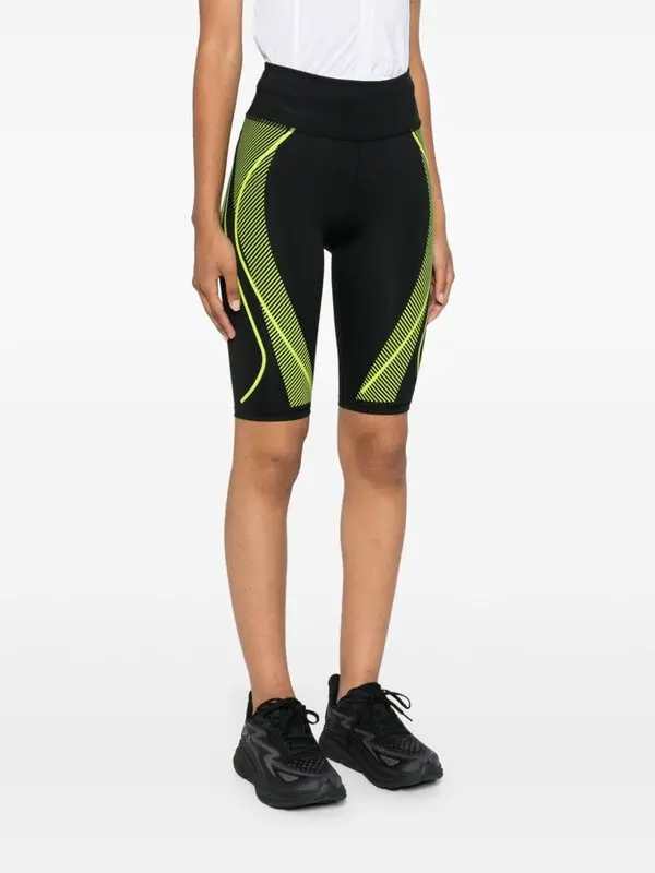 Adidas By Stella McCartney Logo-print Biker Shorts