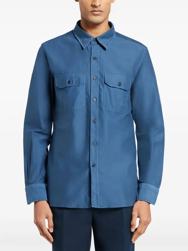 TOM FORD Flap-pockets Button-up Shirt