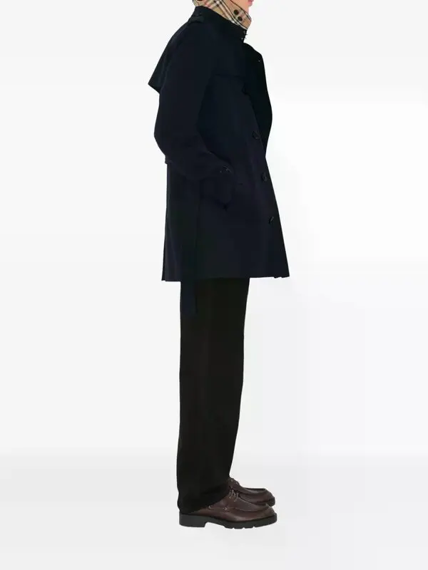 Burberry Kensington Heritage Trench Coat - Blue