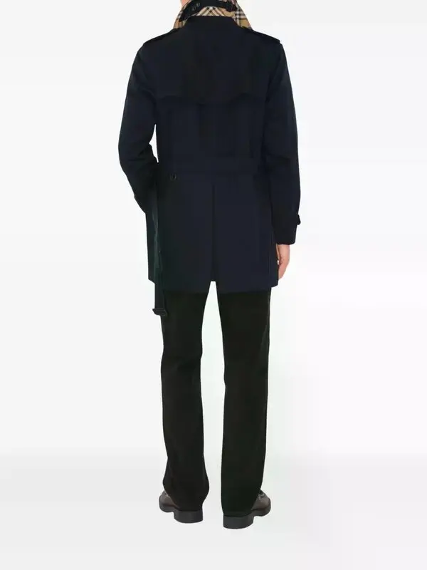 Burberry Kensington Heritage Trench Coat - Blue