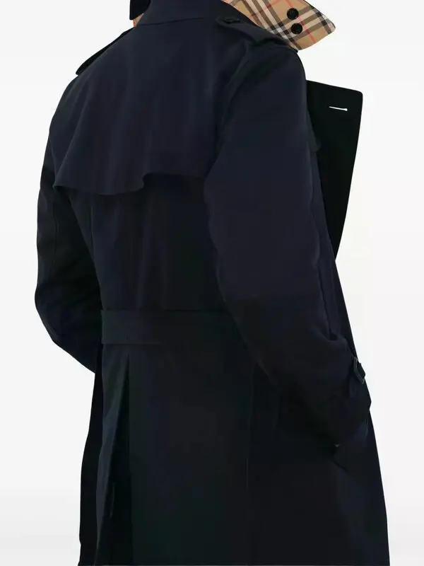 Burberry Kensington Heritage Trench Coat - Blue