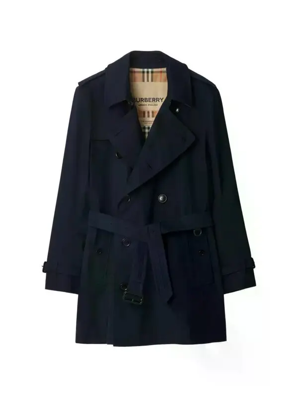 Burberry Kensington Heritage Trench Coat - Blue