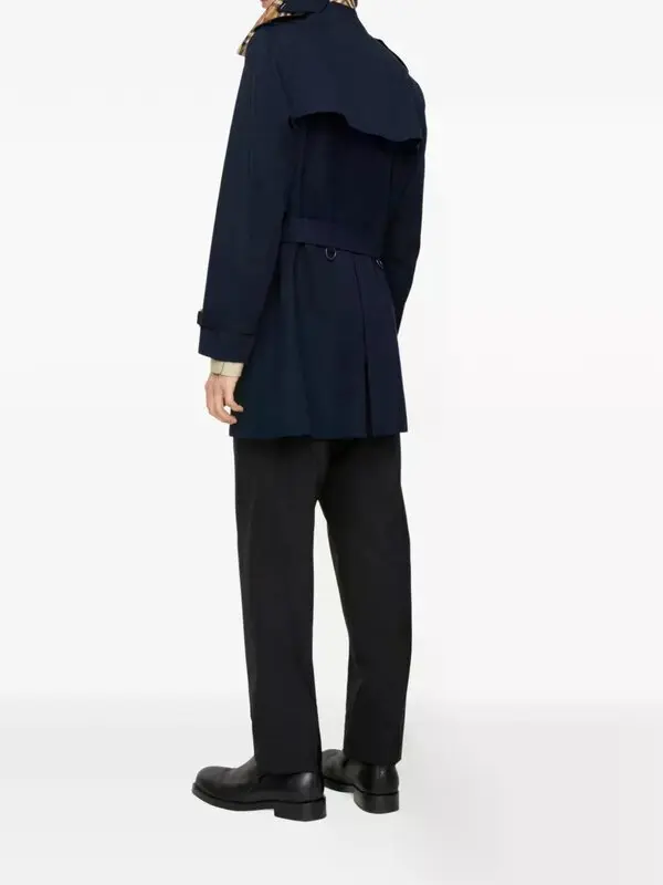 Burberry Kensington Heritage Trench Coat - Blue