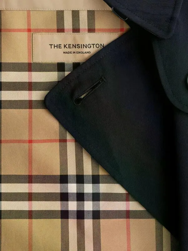 Burberry Kensington Heritage Trench Coat - Blue