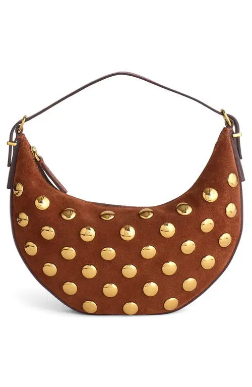 Madewell Mini Stud Essentials Crescent Shoulder Bag