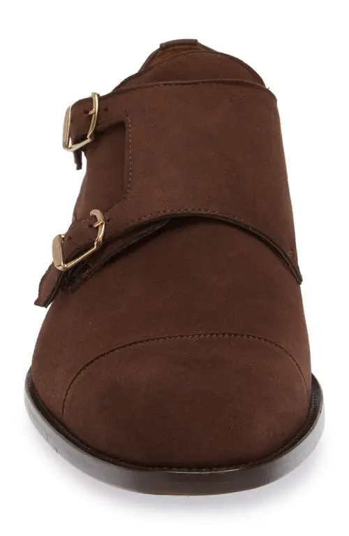 Mezlan Actore Double Monk Strap Shoe In Chestnut - 27% Off 