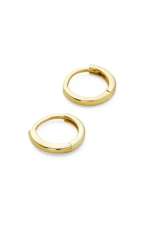 ANA LUISA 10k Recycled Solid Huggie Hoop Earrings - Gold