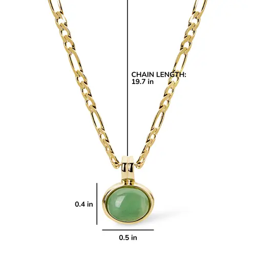 ANA LUISA Dipped Aventurine Pendant Necklace