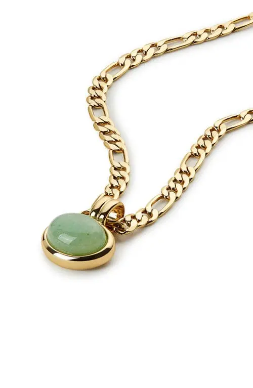 ANA LUISA Dipped Aventurine Pendant Necklace