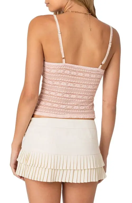 EDIKTED Tuesday Lace Crop Camisole