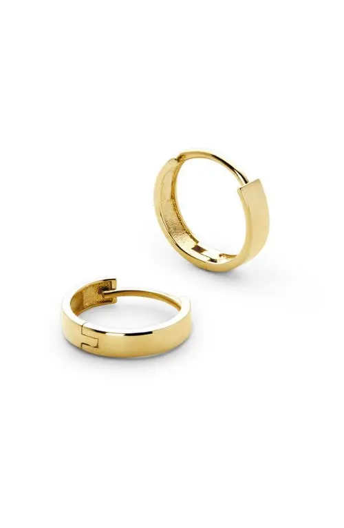 ANA LUISA 10k Recycled Solid Hoop Earrings - Gold