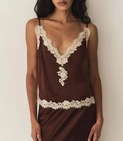 DÔEN Kira Lace-trimmed Camisole