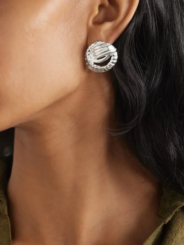 YSSO Sterling Earrings - Silver