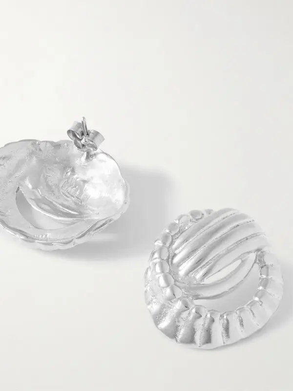 YSSO Sterling Earrings - Silver