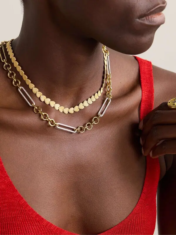 FOUNDRAE True Love Small 18-karat Necklace