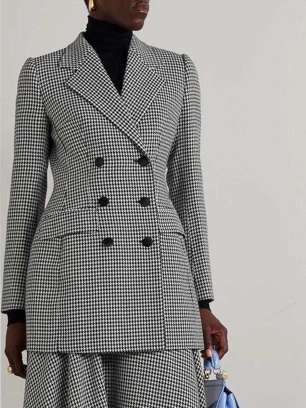 Dolce & Gabbana Double-breasted Houndstooth Blazer