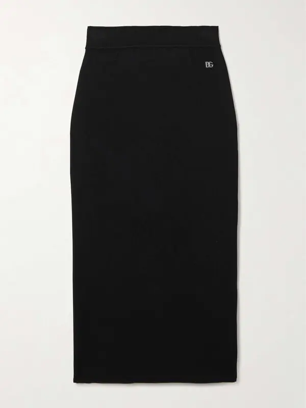 Dolce & Gabbana Stretch-jersey Pencil Midi Skirt