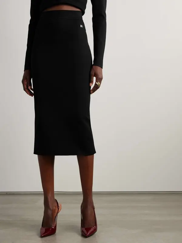 Dolce & Gabbana Stretch-jersey Pencil Midi Skirt