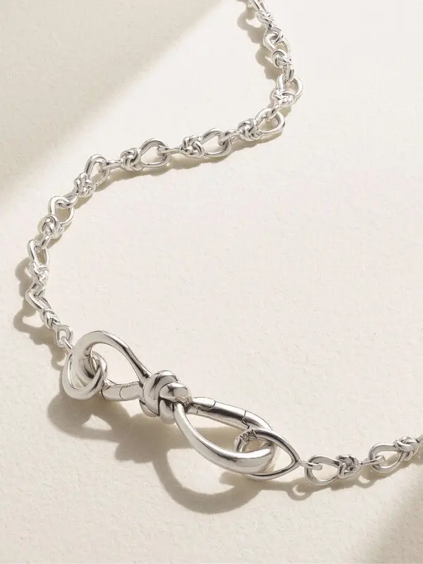 MARLA AARON True Lover's Knot Sterling Necklace