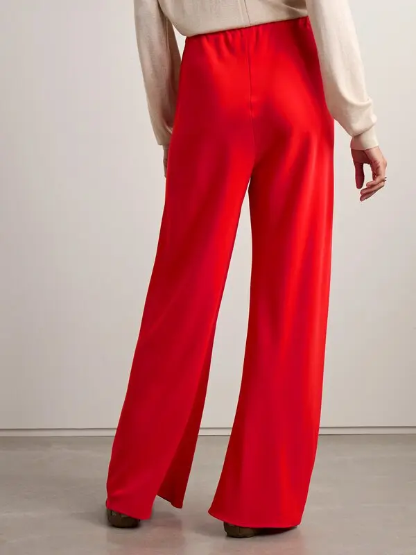 LA LIGNE Colby Crepe Wide-leg Pants