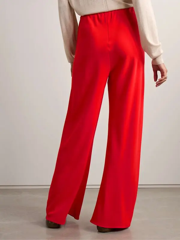 LA LIGNE Colby Crepe Wide-leg Pants