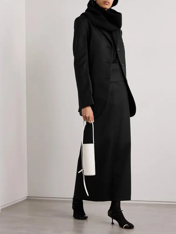 Proenza Schouler Adriana Paneled Maxi Skirt - Black