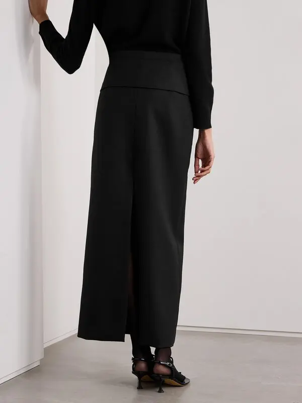 Proenza Schouler Adriana Paneled Maxi Skirt - Black