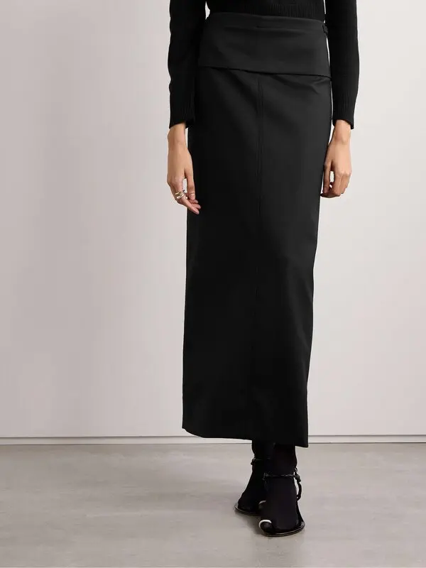 Proenza Schouler Adriana Paneled Maxi Skirt - Black