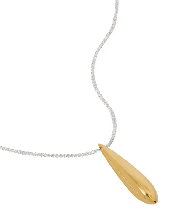 Agmes Audrey Recycled Sterling Silver And Vermeil Necklace - Gold