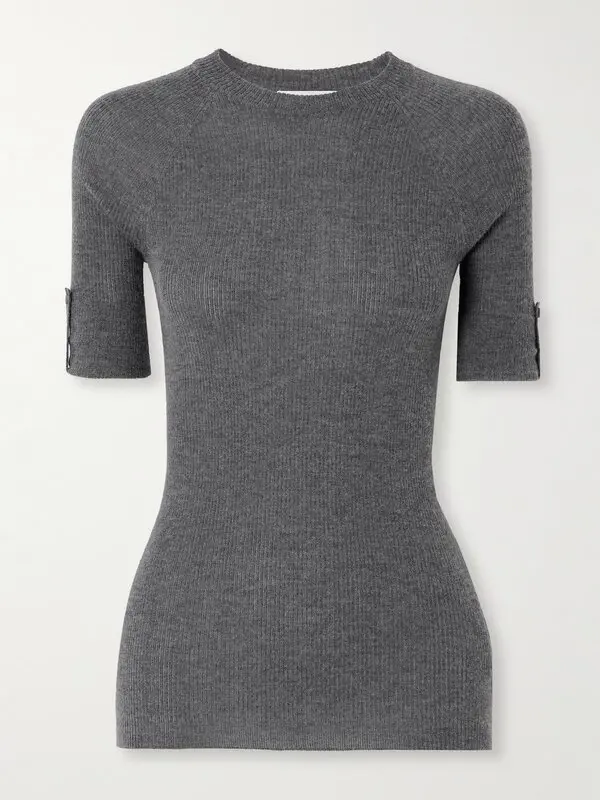 Sasuphi Ribbed Cashmere And Silk-blend Sweater