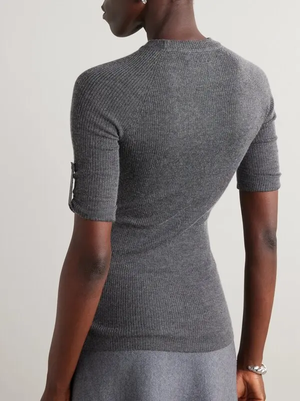 Sasuphi Ribbed Cashmere And Silk-blend Sweater