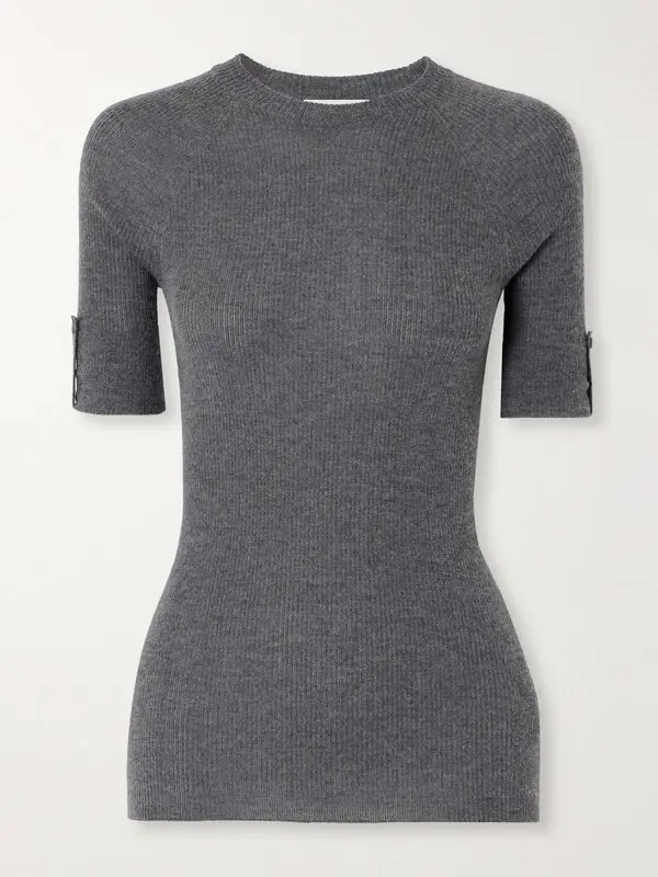 Sasuphi Ribbed Cashmere And Silk-blend Sweater