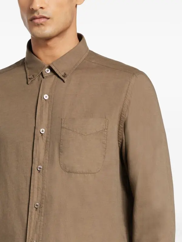 TOM FORD Patch-pocket Button-down Shirt